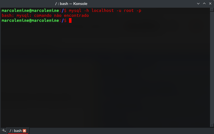 Como instalar e executar o MySQL? - BigLinux o Linux Brasileiro